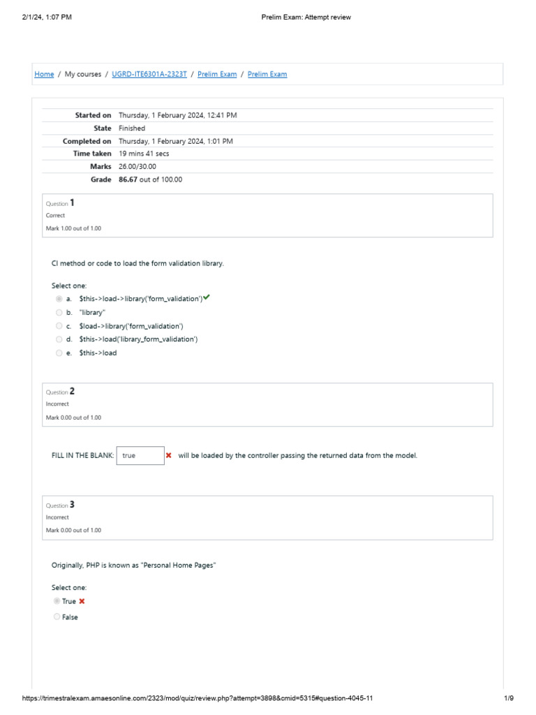Application Development and Emerging Technologies Prelim | PDF | Php | World Wide Web