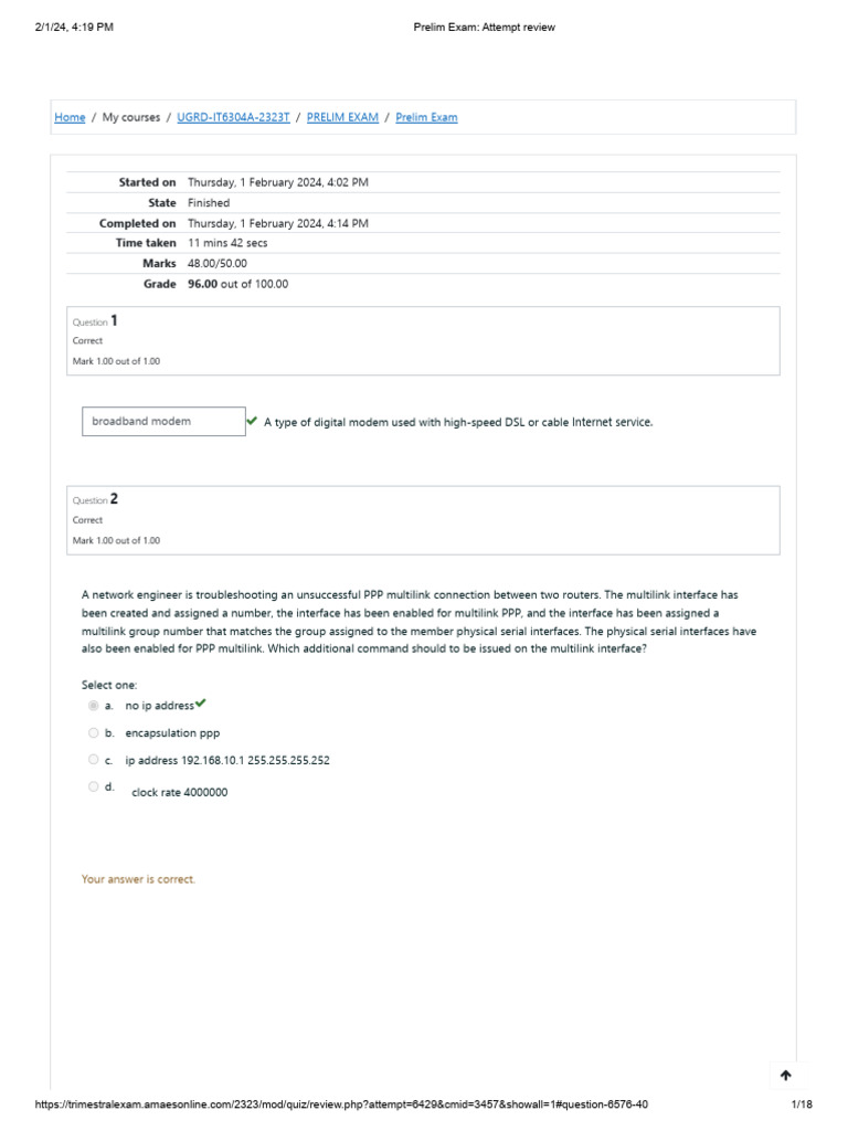 Data Com Prelim | Download Free PDF | Computer Network | Virtual Private Network