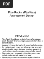 Design Example of Pipe Rack Structure | PDF | Pipe (Fluid Conveyance) | Beam (Structure)