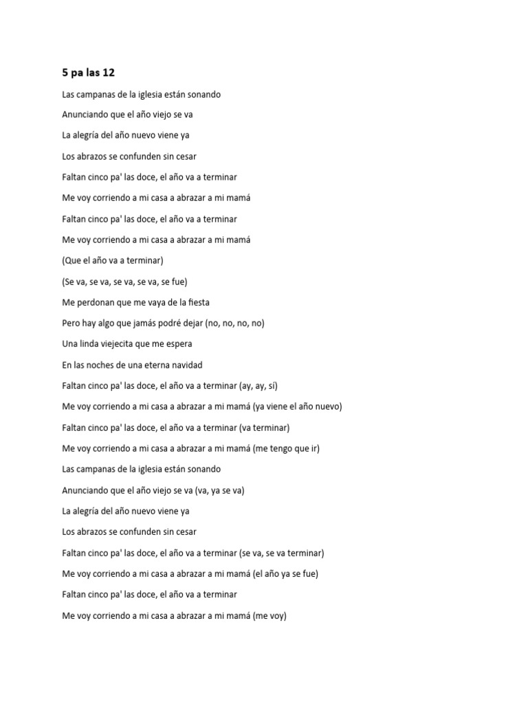 5 Pa Las 12 Camilo | PDF