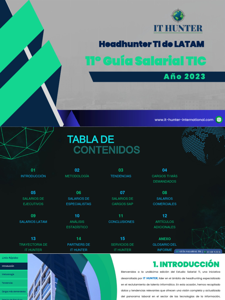 11° Guía Salarial TIC 2023 - IT HUNTER-oficial | Descargar gratis PDF ...