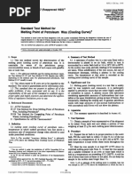 Congealing Point of Petroleum Waxes, Including Petrolatum: Standard ...