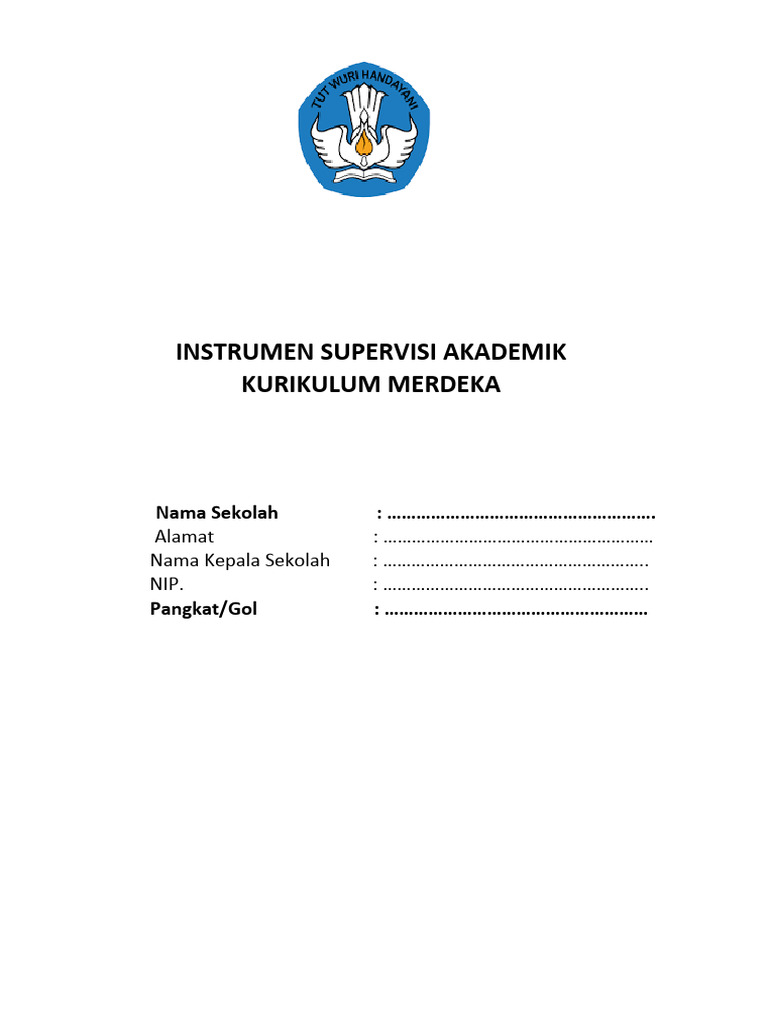 Instrumen Supervisi Akademik Kurmer | PDF