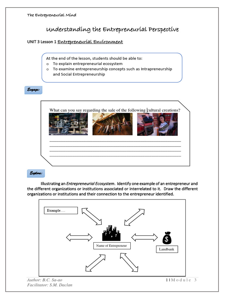 MODULE 3 Unit 3 | PDF | Entrepreneurship | Social Entrepreneurship