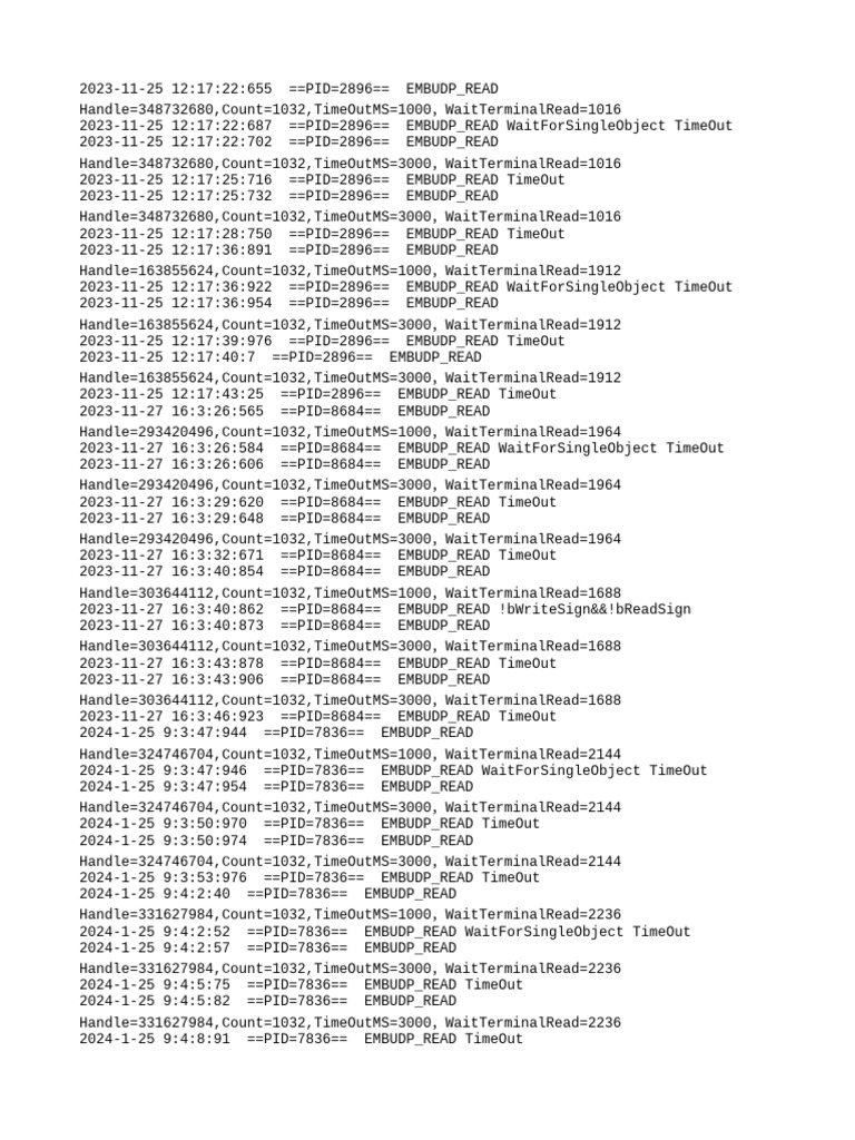 Zkem STDSDK Udpcomm Log Err | PDF | Business