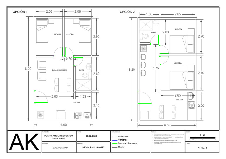 Plano Casa 1 Piso | PDF