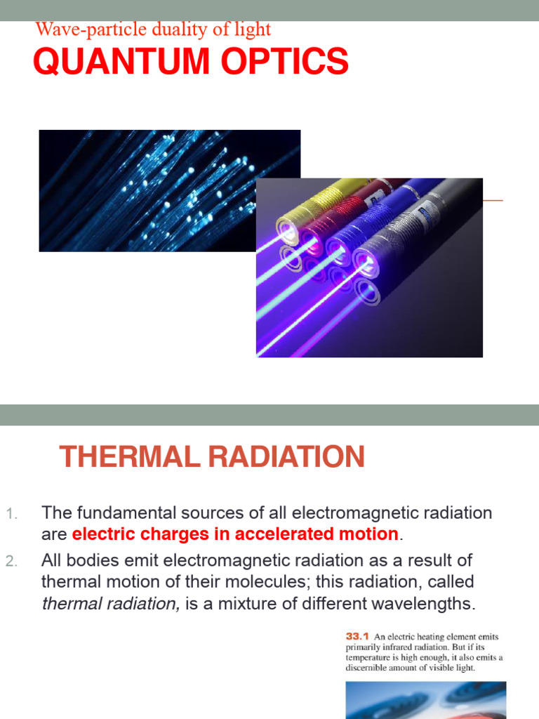 07 - Quantum Optics (Wave - Particle Duality of Light) - 1 | Download ...