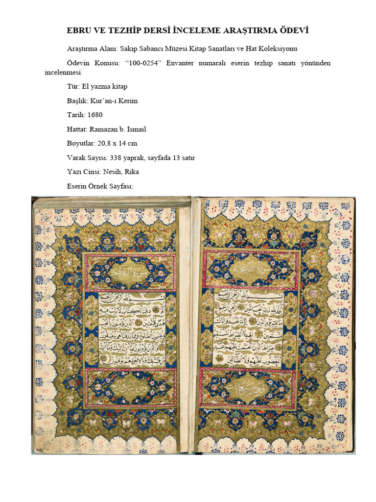 Ebru Ve Tezhip Döevi | PDF