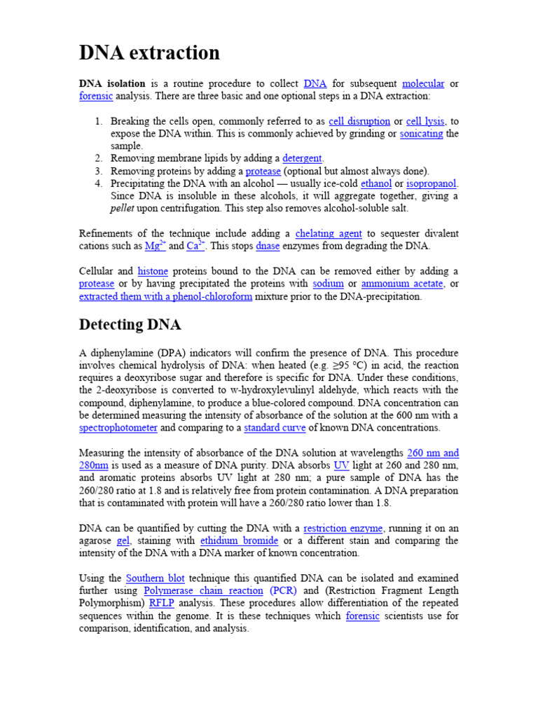 2 DNA Extraction | PDF | Life Sciences | Chemistry