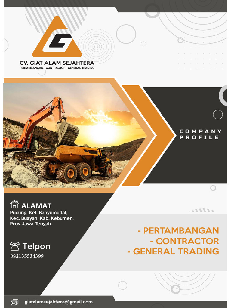 Company Profile CV. Giat Alam Sejahtera | PDF
