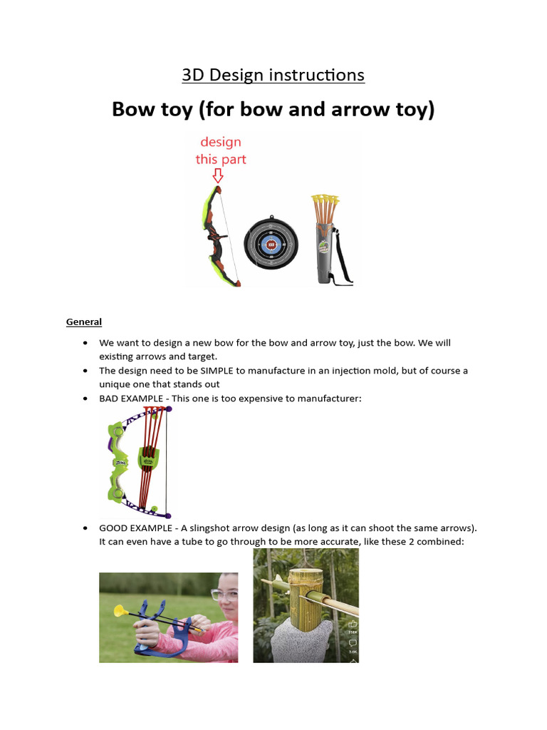 3D Design Instructions - Bow | PDF