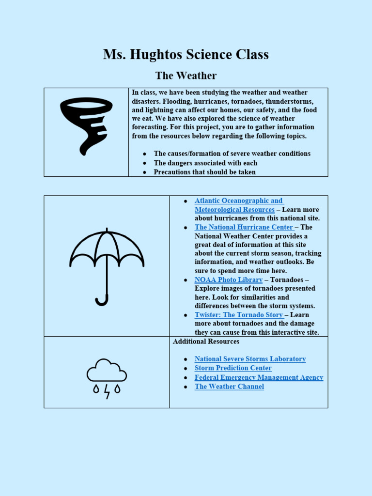 weather handout 1 | PDF