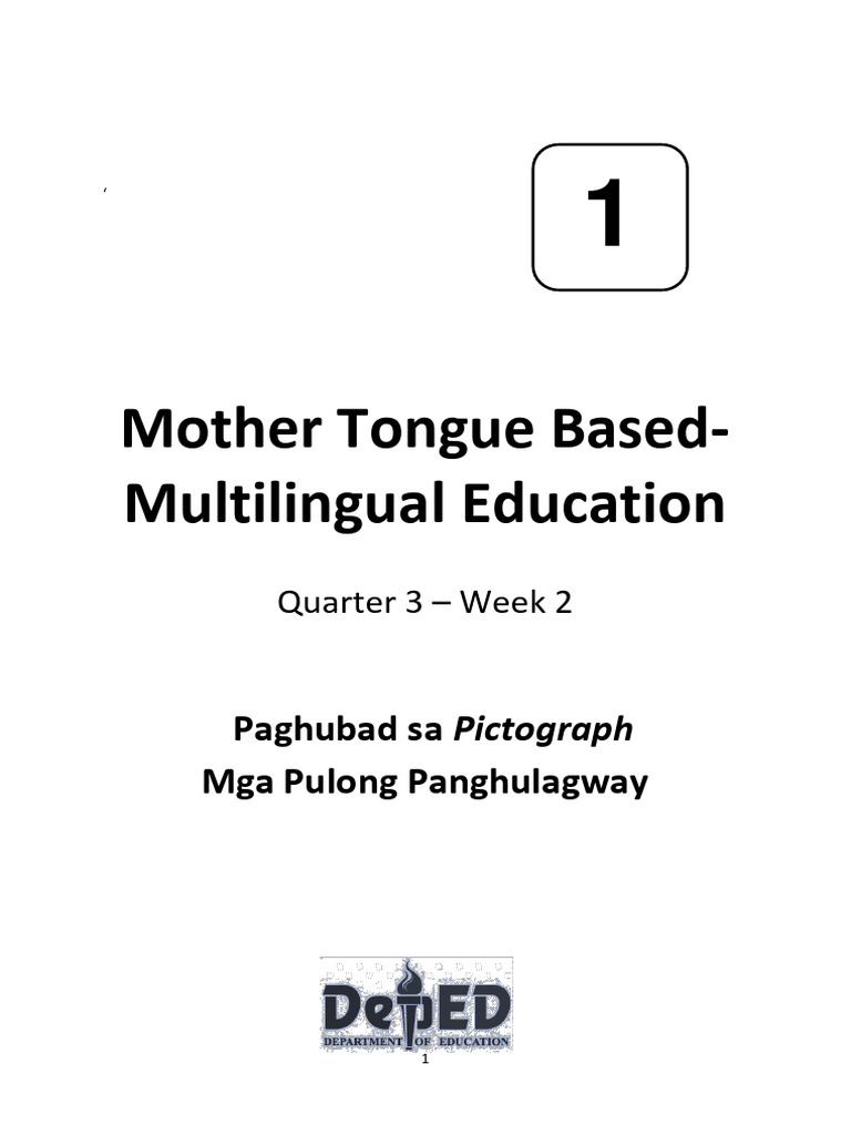 Mtb-Mle 1 Q3 Module 2 | PDF