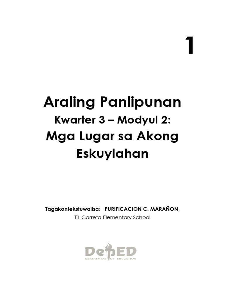 Reviewed AP1-MODULE 2-WEEK 2-3RD QUARTER | PDF