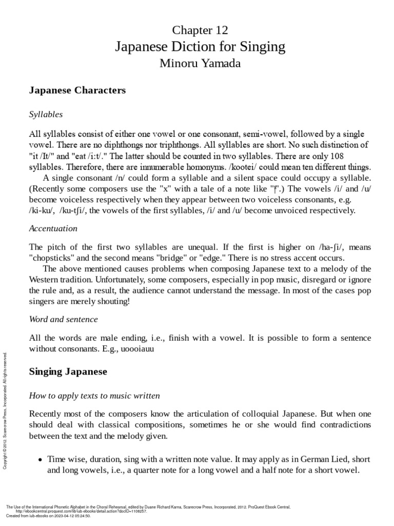 The Use of The International Phonetic Alphabet in ... - (Chapter 12 ...