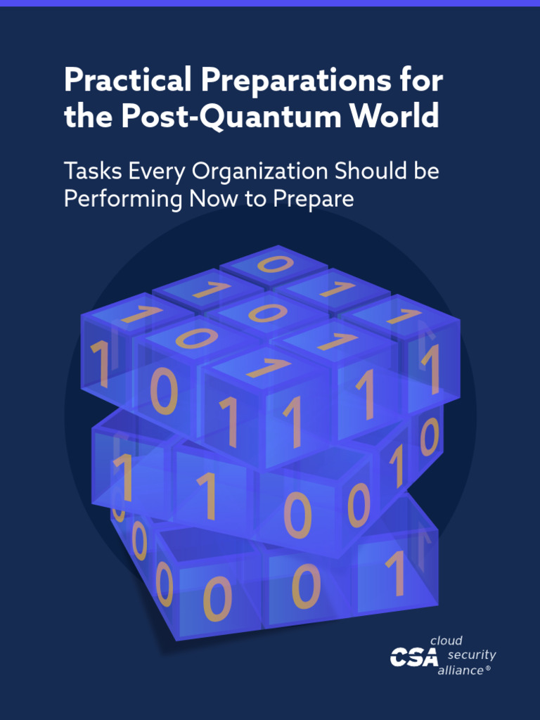 Practical Preparations For The Post-Quantum World | PDF | Public Key ...