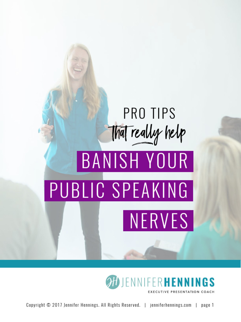Banish Public Speaking Nerves | PDF | Career & Growth | Self-Improvement