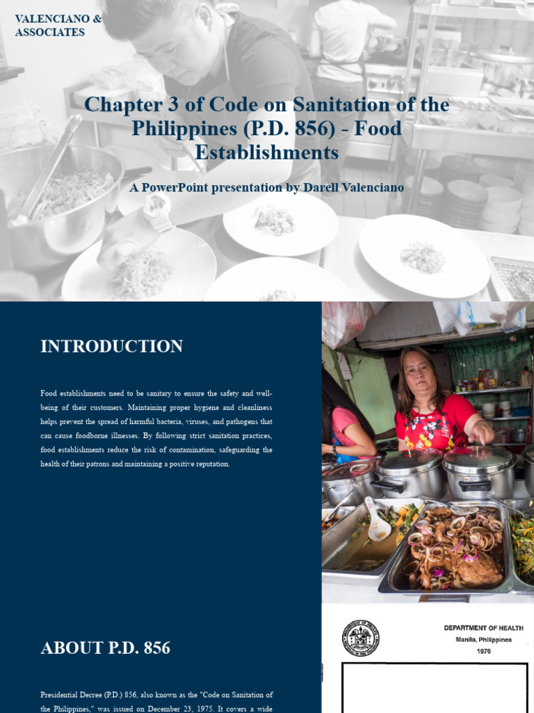 Chapter 3 of Code On Sanitation of The Philippines | PDF | Sanitation ...