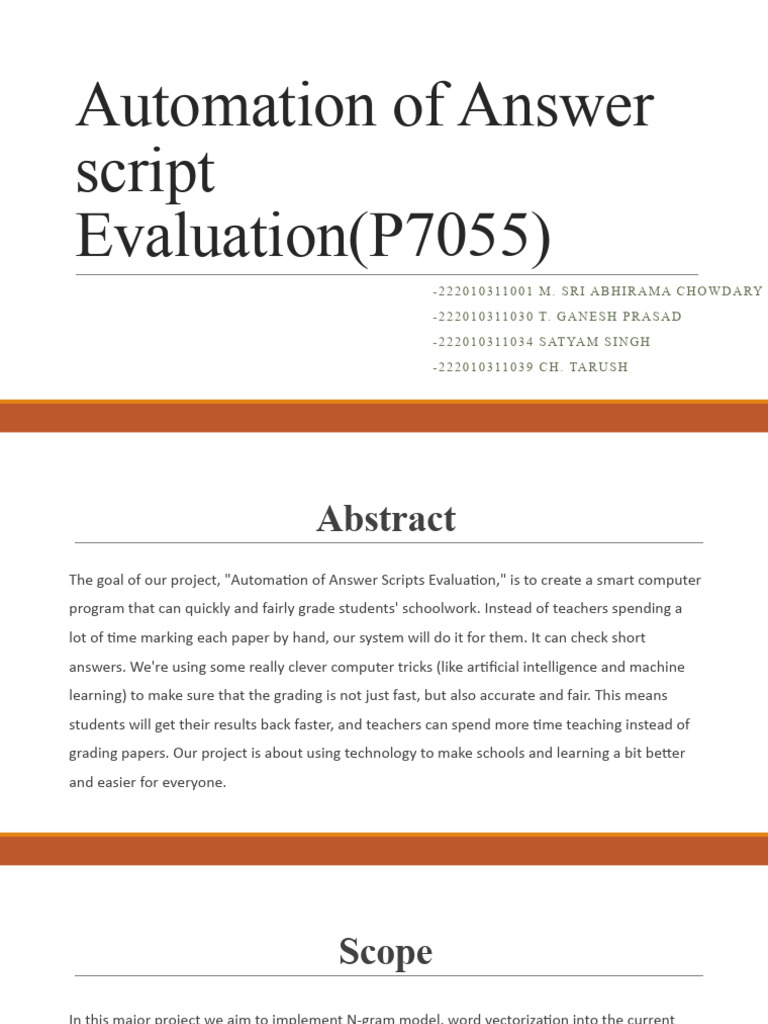Automated Grading for Educators | PDF | Databases | Optical Character ...