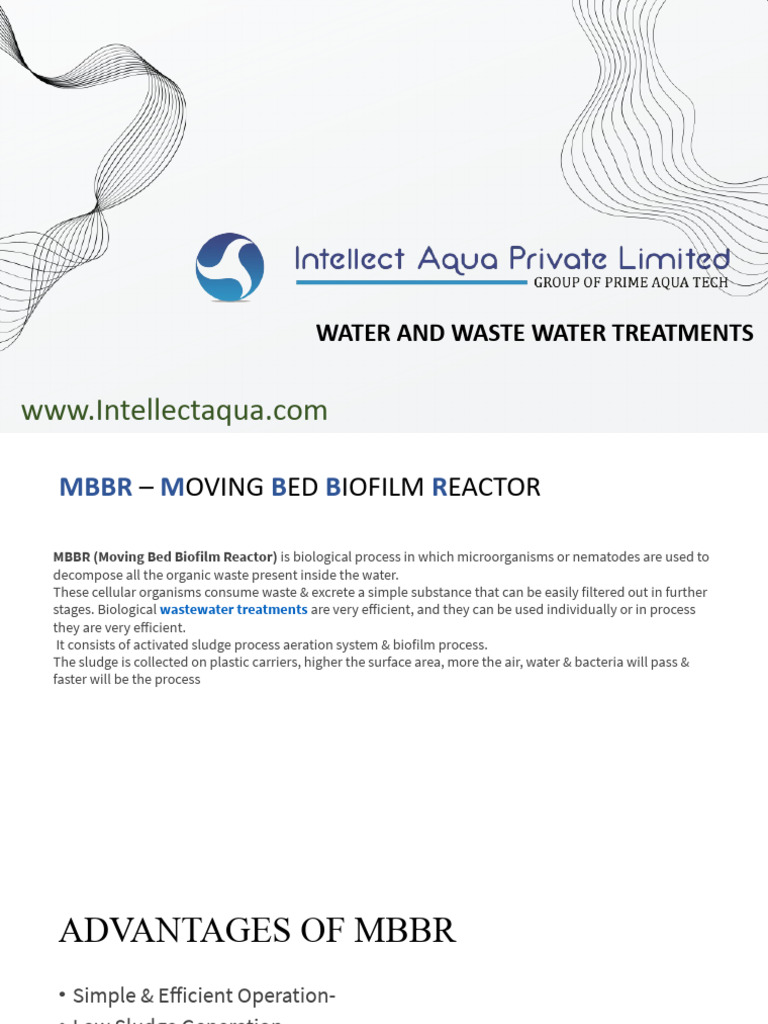 Difference Between SBR MBR and MBBR | PDF | Sewage Treatment | Membrane