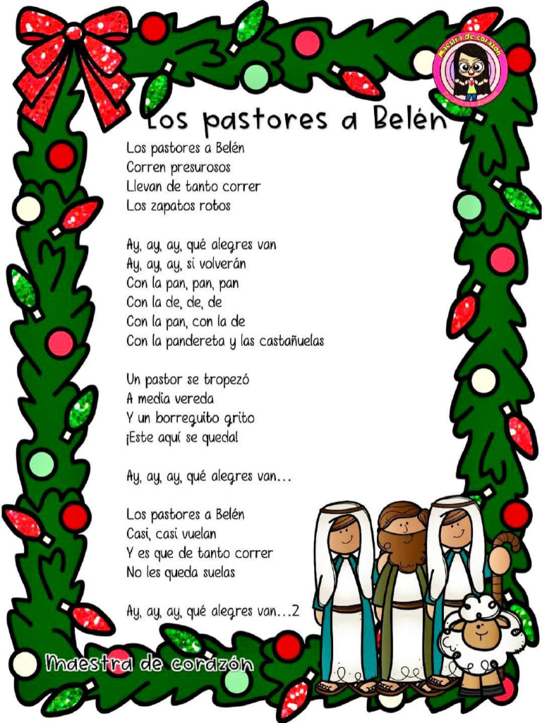 Los Pastores A Belen | PDF