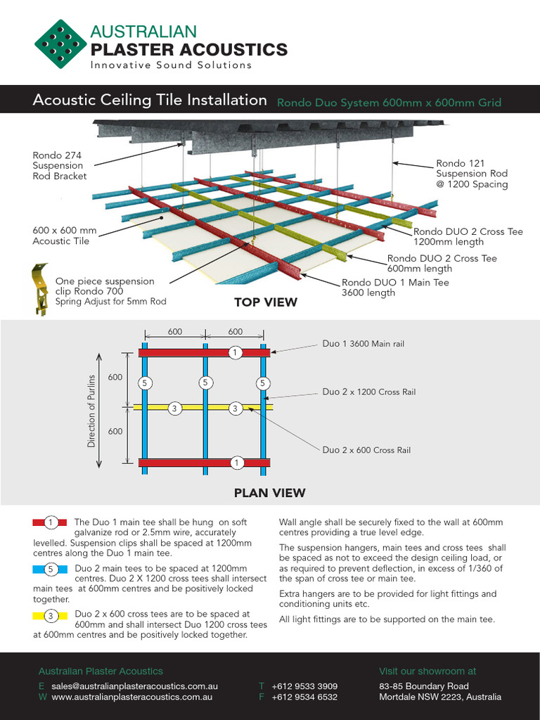 Ceiling Tile Installation | PDF | Building Technology | Civil Engineering