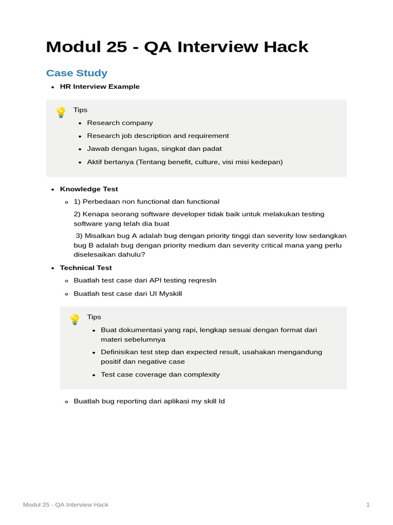 QA Introduction - QA Interview Hack | PDF | Komputer