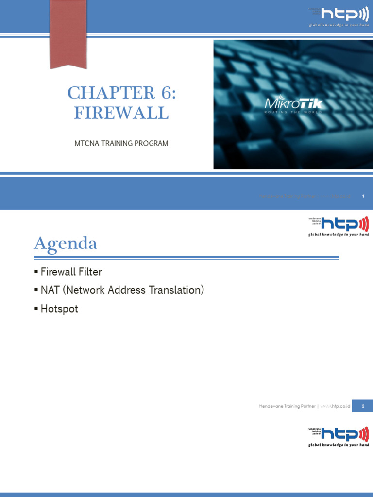 Chapter 6 Firewall | PDF | Port (Computer Networking) | Ip Address
