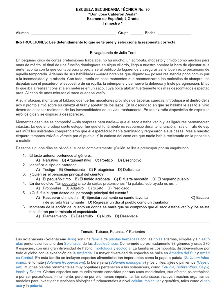 Examenes 2, 3 | PDF | Sistema inmune