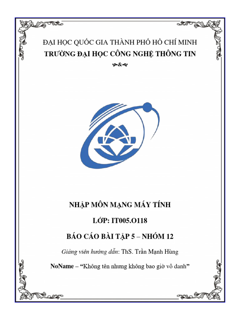 IT005.O118 Nhom12 BaiTap5 | PDF