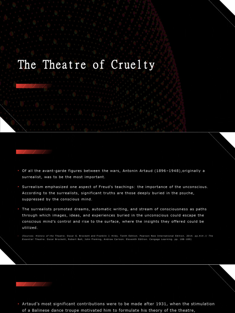 The Theatre of Cruelty Notes | PDF | Language Arts & Discipline