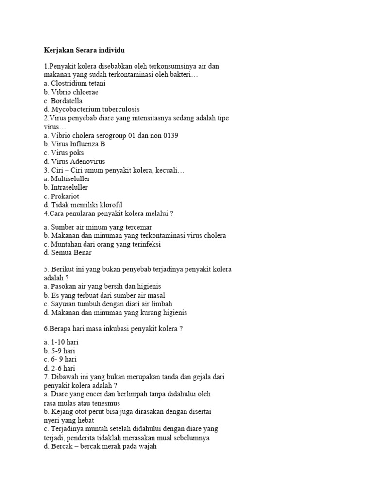 Kerjakan Secara Individu | PDF