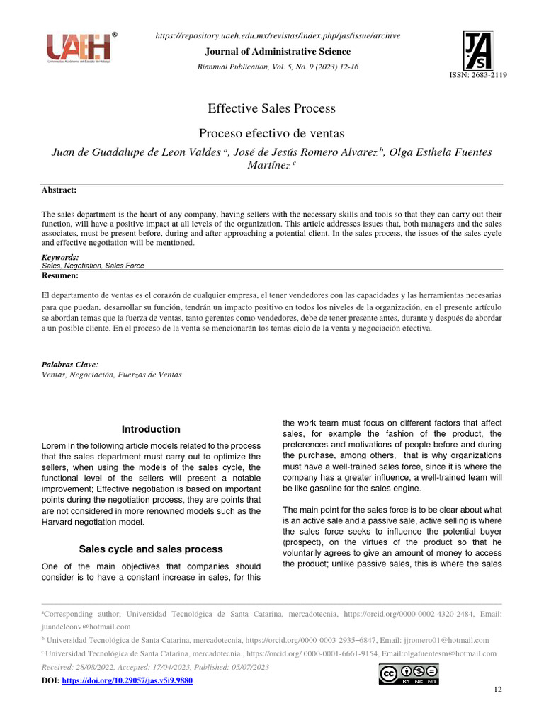 Effective Sales Process | PDF | Sales | Customer Effective Sales Process | PDF | Sales | Customer