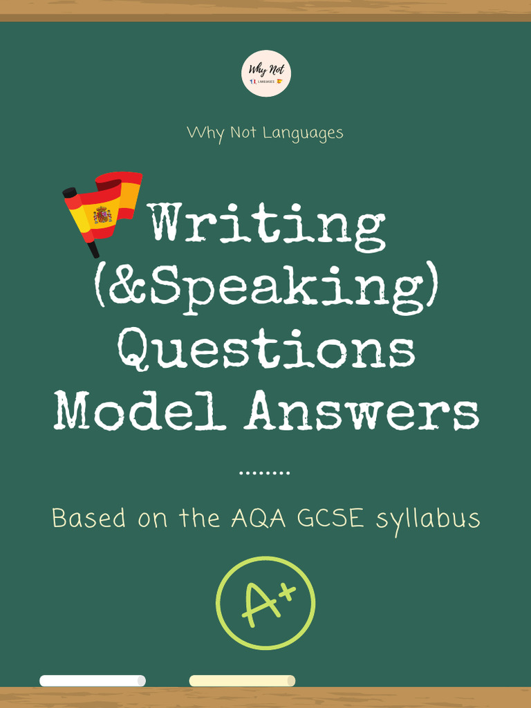 Writing Questions Model Answers | PDF | Linguistics