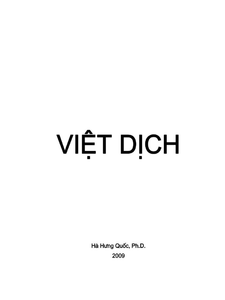 Viet Dich Ha Hung Quoc | PDF