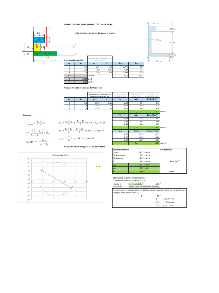 Ejemplo 4 Momentos Inercia | PDF | Mecánica | Mecanica clasica
