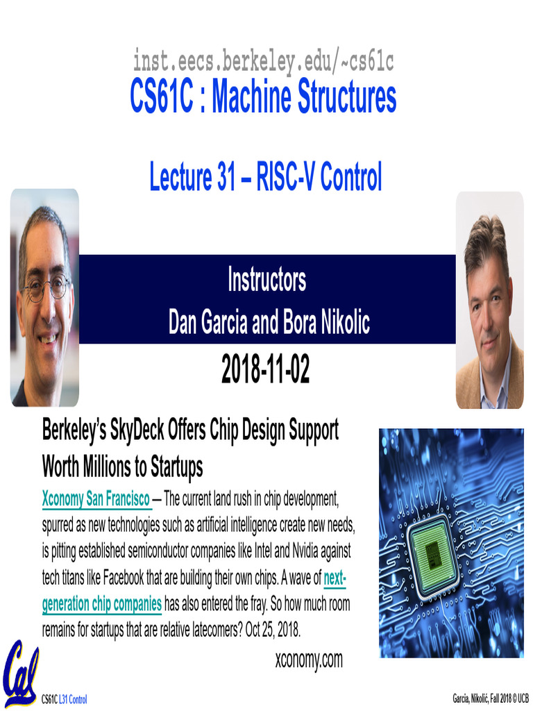 RISC-V - Control Unit | PDF | Central Processing Unit | Personal Computers