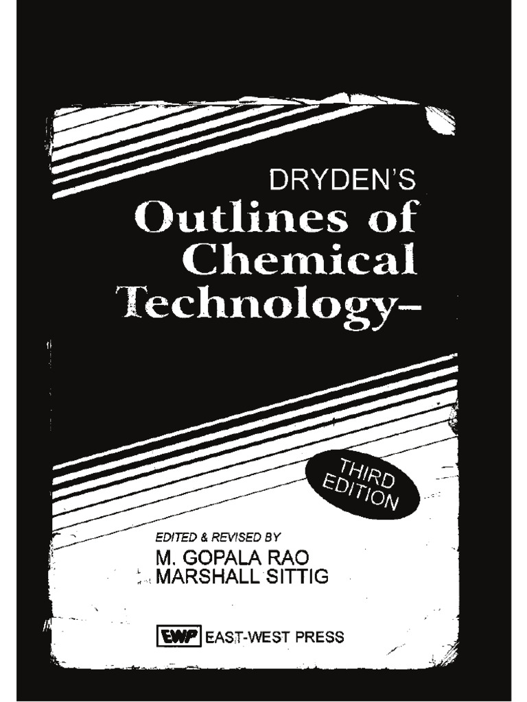Dryden - Outlines of Chemical Technology | PDF
