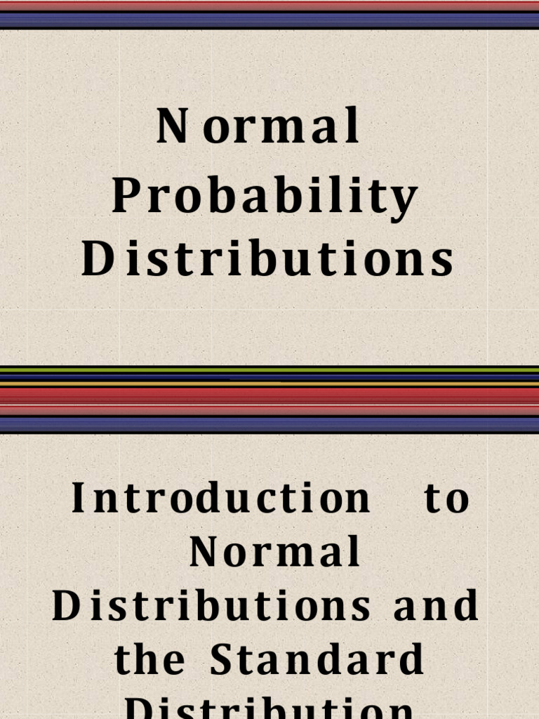 Normal Distribution Part 2 | PDF | Normal Distribution | Probability ...