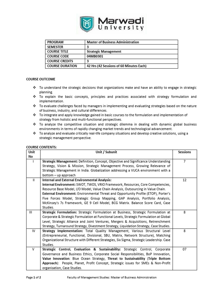 EContent 1 2024 01 06 14 31 48 04MB0301StrategicManagementSyllabuspdf ...