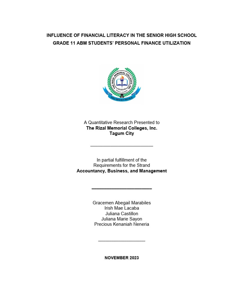 Abm1 Outline Defense Paper | PDF | Literacy | Attitude (Psychology)