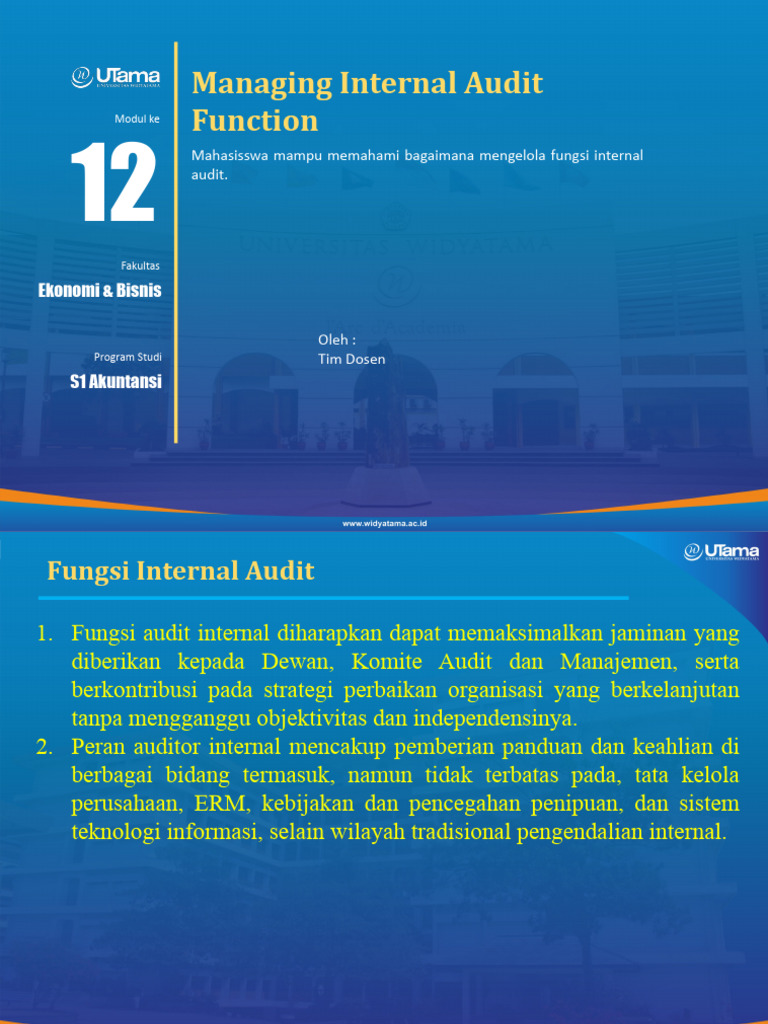 10 PPT Audit Internal | PDF