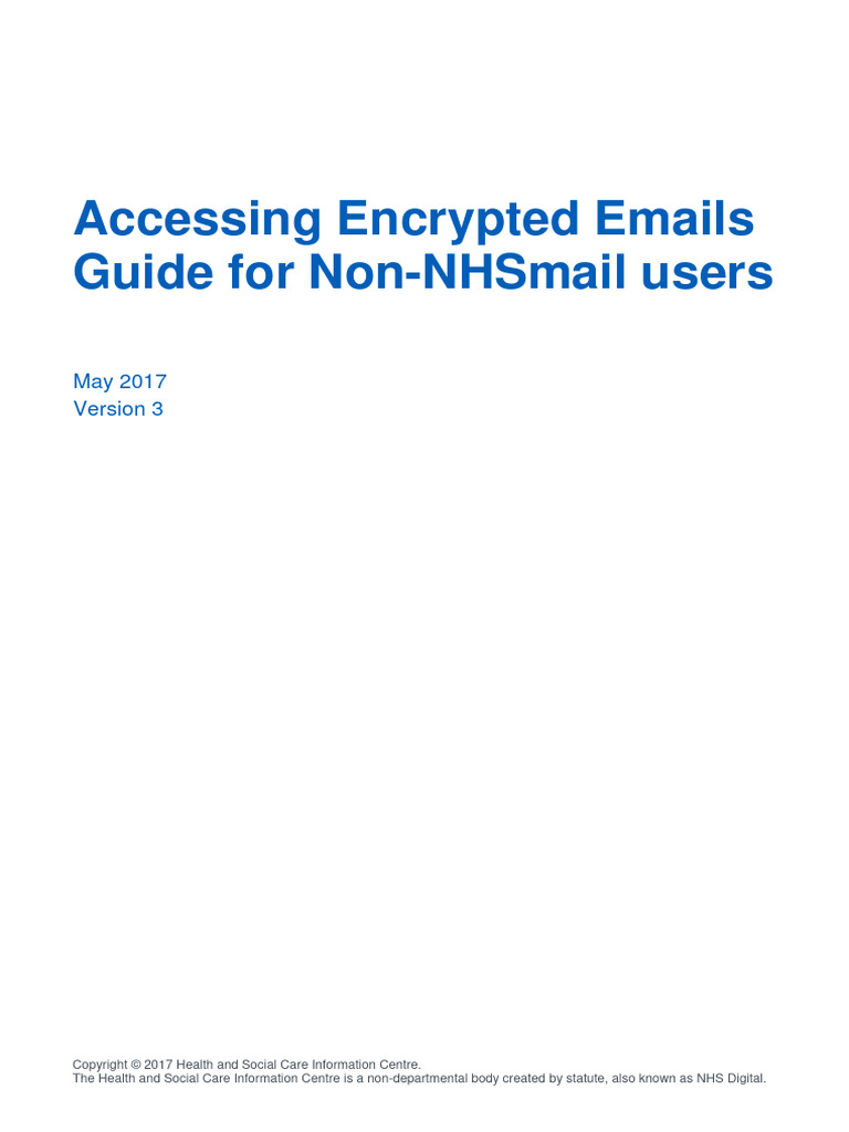 Accessing Encrypted Emails Guide | PDF | Encryption | Ios