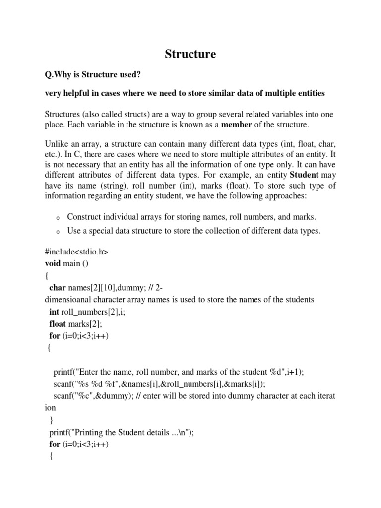 Unit-4 Structure | PDF | Systems Engineering | Computer Data
