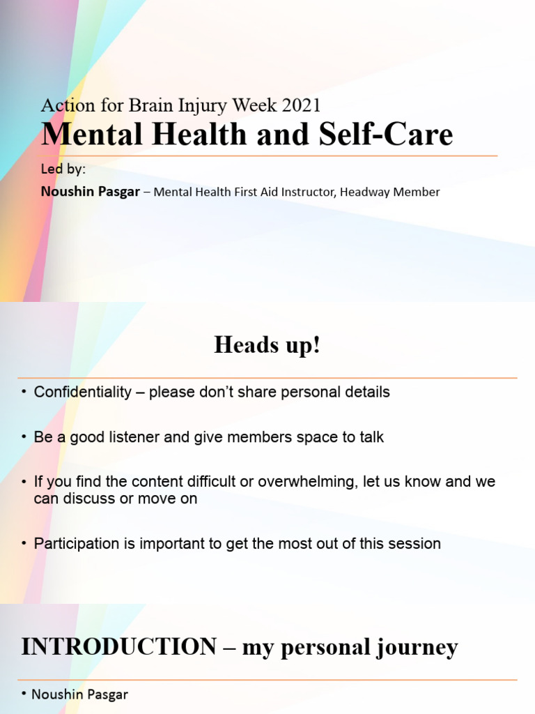 Mental Health - Slides | PDF | Mental Health | Major Depressive Disorder