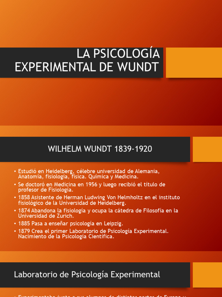 Psicología Experimental de Wundt | PDF | Sicología | Positivismo