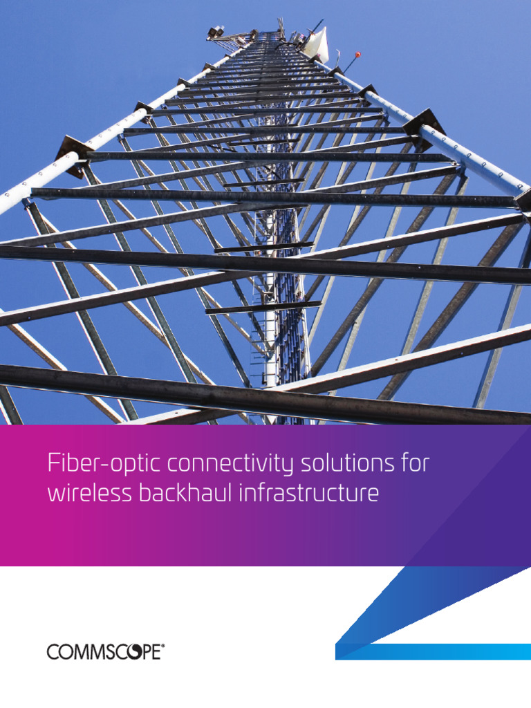 Brochure Fiber-Optic Connectivity Solutions For Wireless Backhaul ...