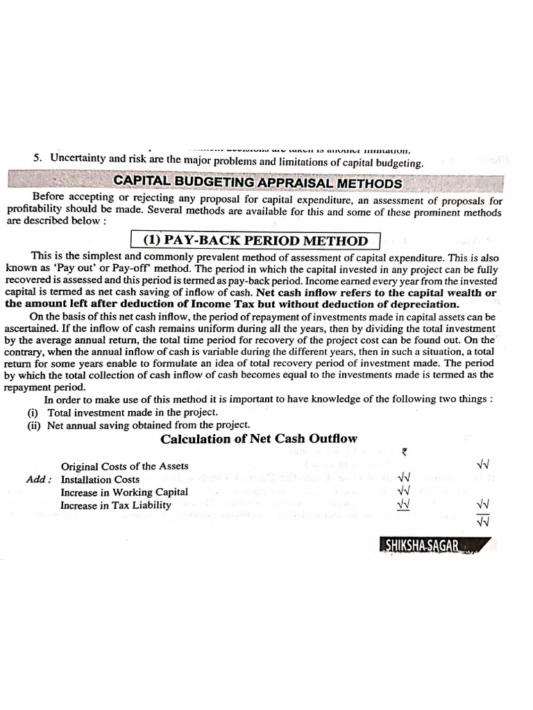Capital Budgeting Prac | PDF