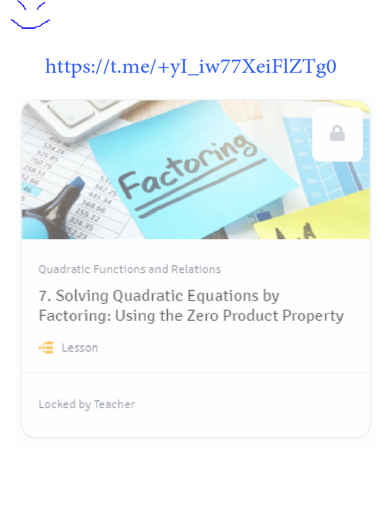 Math102 Solving Quadratic Equations by Factoring Using The Zero | PDF | Quadratic Equation ...
