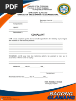 KP FORM 7 - Complaint | PDF